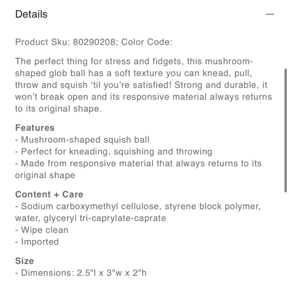 Schylling | Toys | Groovy Shroom Nee Doh Squeeze Ball Stress Relief ...